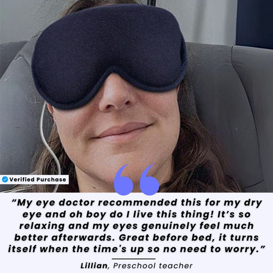 DryRelief™ Heated Eye Mask for Dry Eyes–Warm Eye Compress–SHIPPED FREE ...