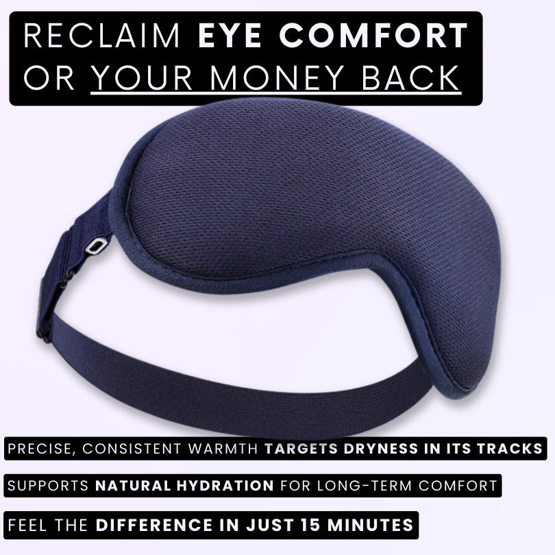 DryRelief™ Heated Eye Mask + Massage – Warm Compress—SHIPPED FREE – EYEMOS
